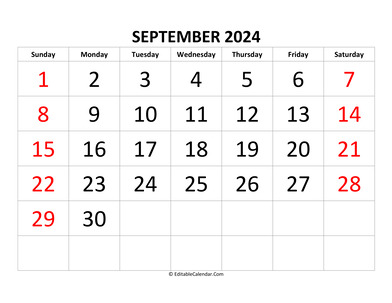 Editable Calendar 2024, 2025 (Word, PDF, Excel)